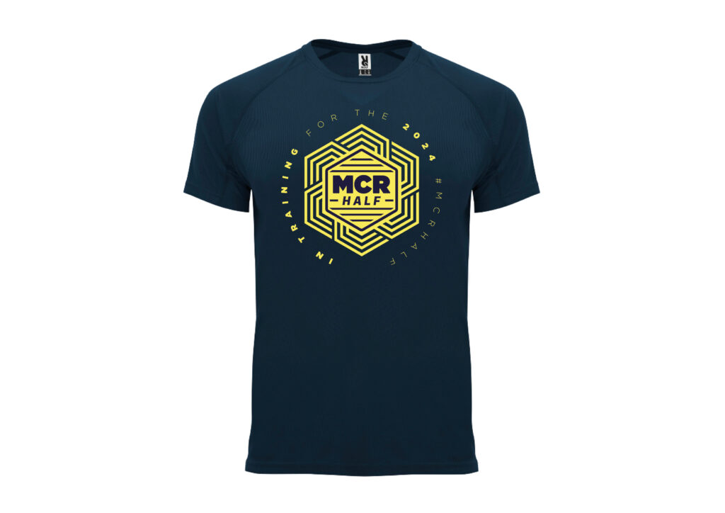 2024 TRAINING TEE - Manchester Half Marathon