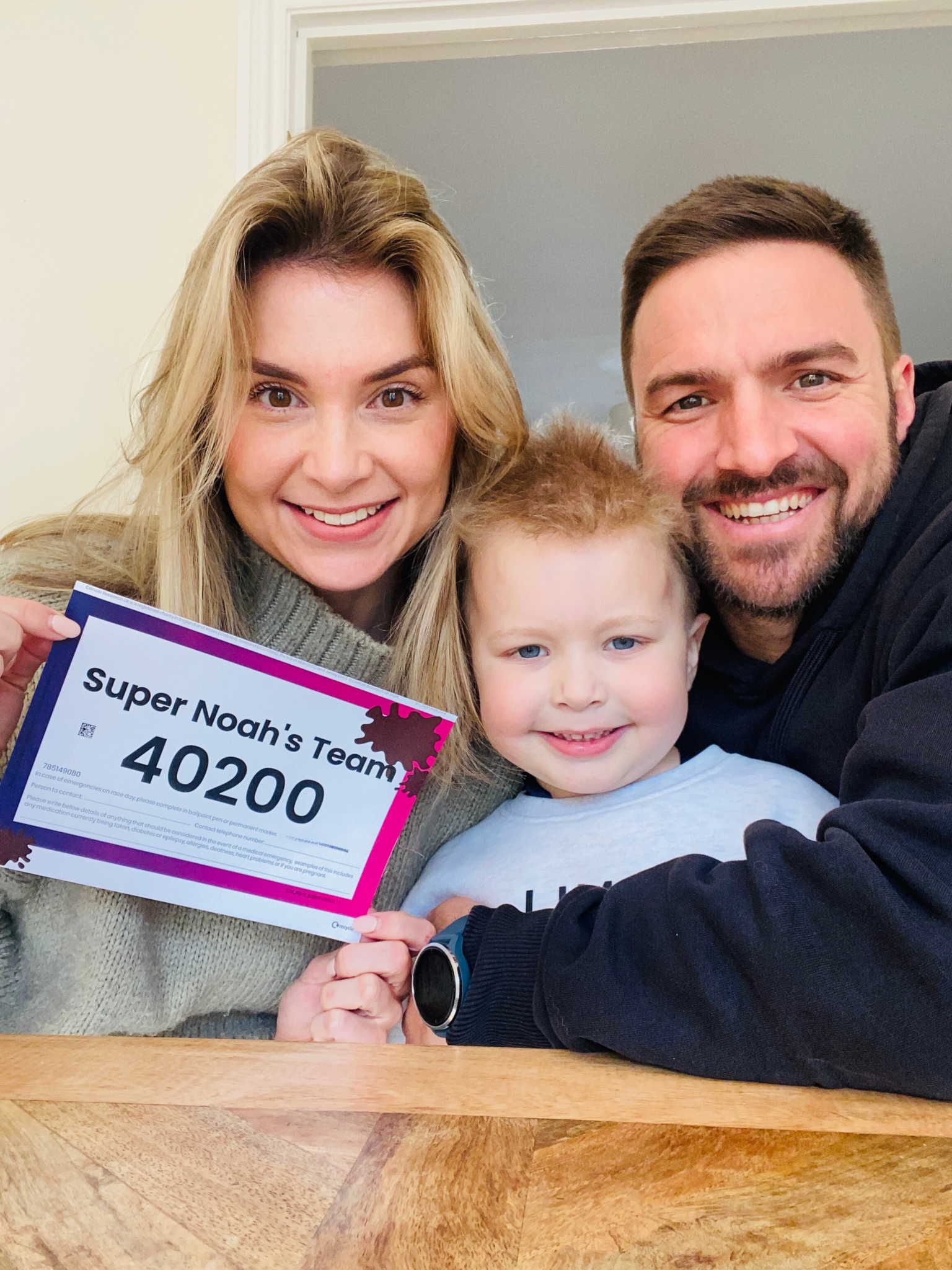 "WE'RE SO PROUD OF OUR 'SUPER NOAH'!" THE SLATEM FAMILY'S STORY - Manchester Half Marathon